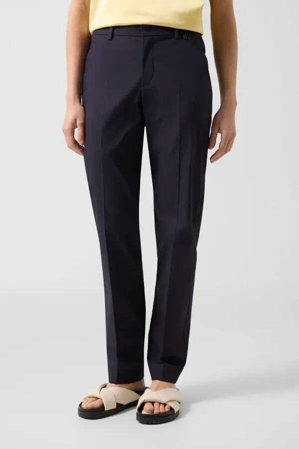Bogner Pleated Trousers - Navy Blue