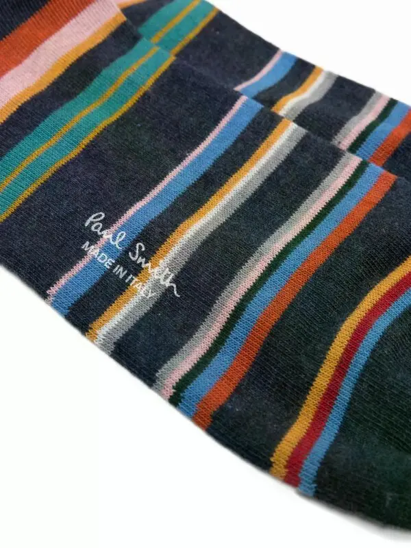 Paul Smith Striped Socks - Blue