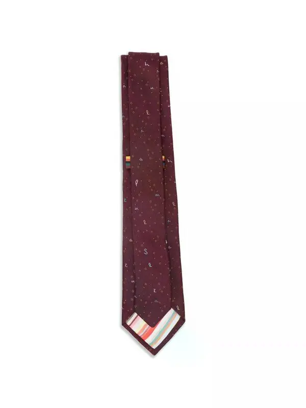 Paul Smith Star Logo Silk Neck Tie