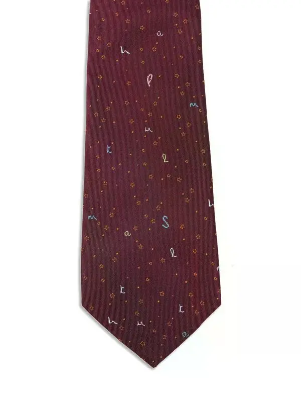 Paul Smith Star Logo Silk Neck Tie