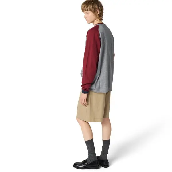 Miu Miu Cotton Jersey Henley Shirt