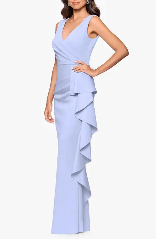 Betsy & Adam Ruffle Scuba Gown