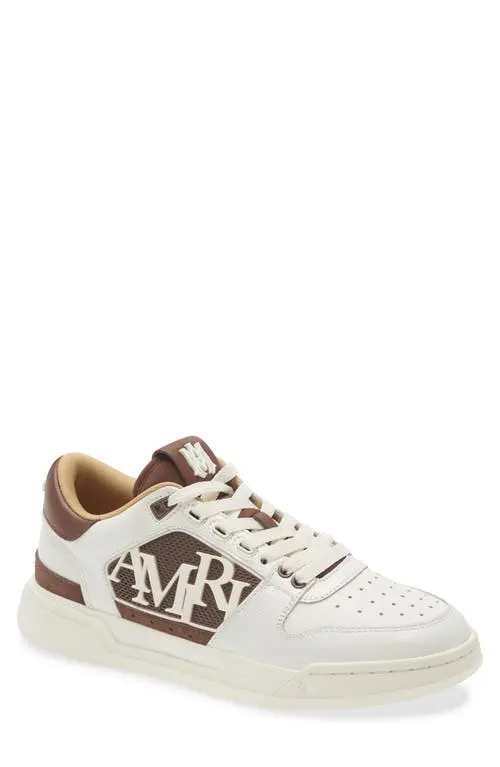Amiri Pebbled Classic Low Top Sneakers