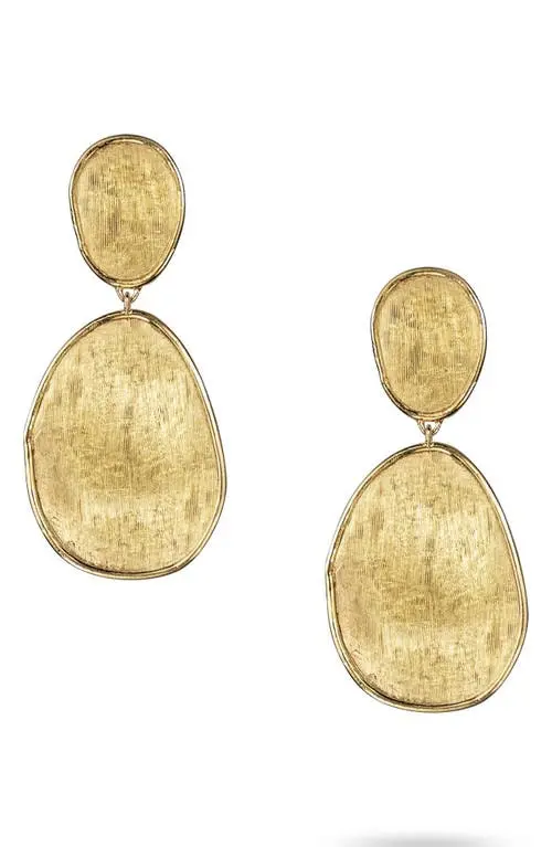 Marco Bicego Lunaria Drop Earrings - Yellow Gold