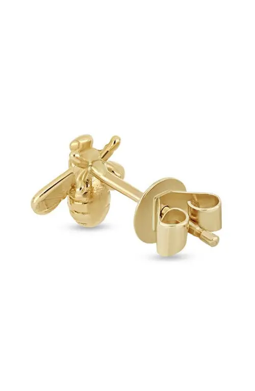 Bony Levy 14k Gold Bee Stud Earrings