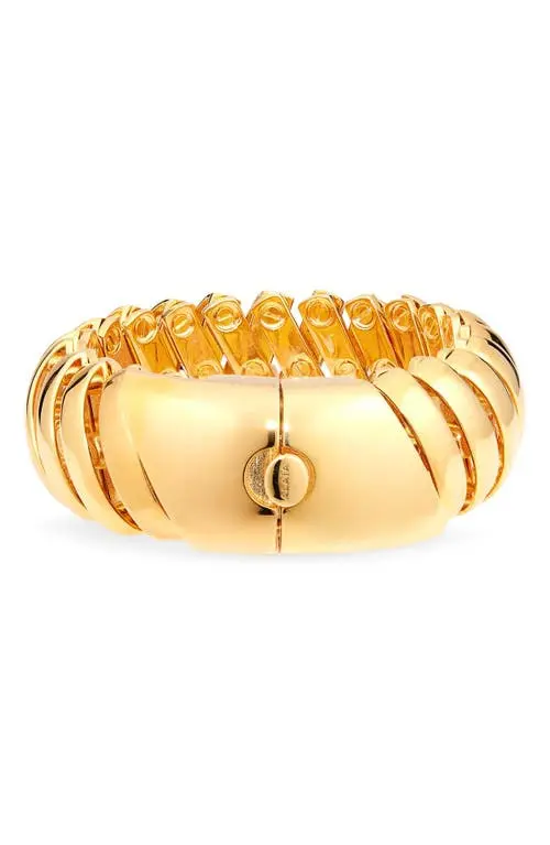 Alaïa Motion Transformable Aluminum Bracelet Necklace - Or