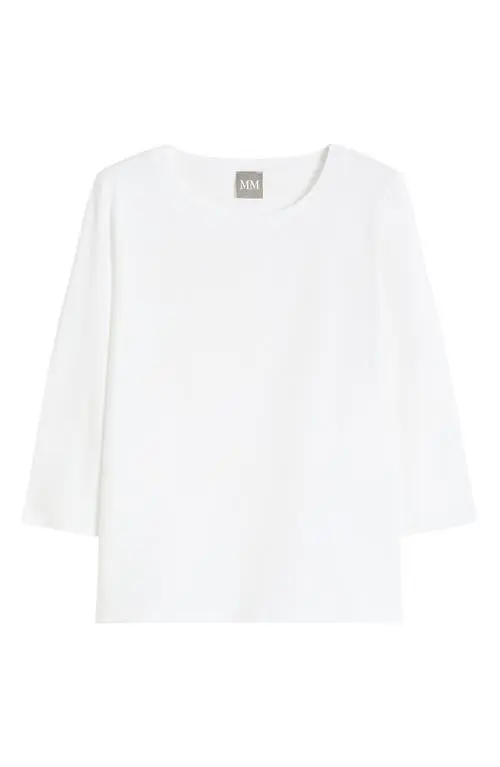 MM BY MAX MARA Obliqua Stretch Cotton Top