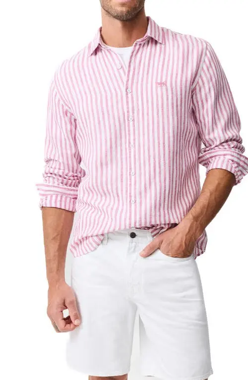Rodd & Gunn Seadown Original Fit Stripe Linen Button-up Shirt