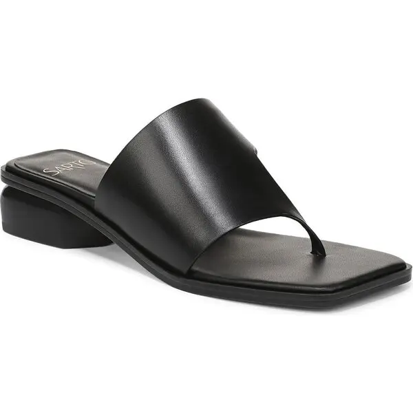 Franco Sarto Jimena Block Heel Sandal - Black
