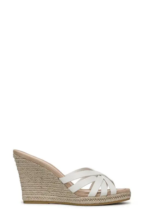 Veronica Beard Phylina Wedge Sandal - Coconut