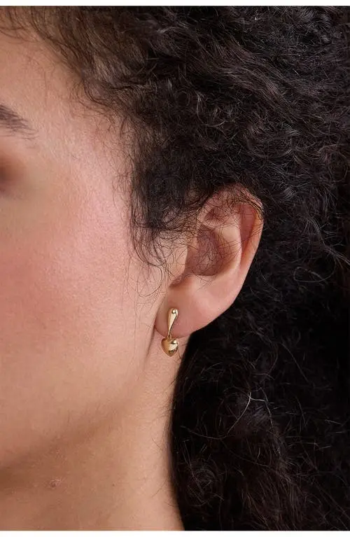 Bony Levy 14k Gold Heart Drop Earrings