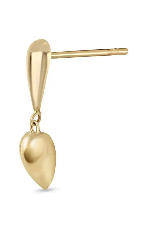 Bony Levy 14k Gold Heart Drop Earrings
