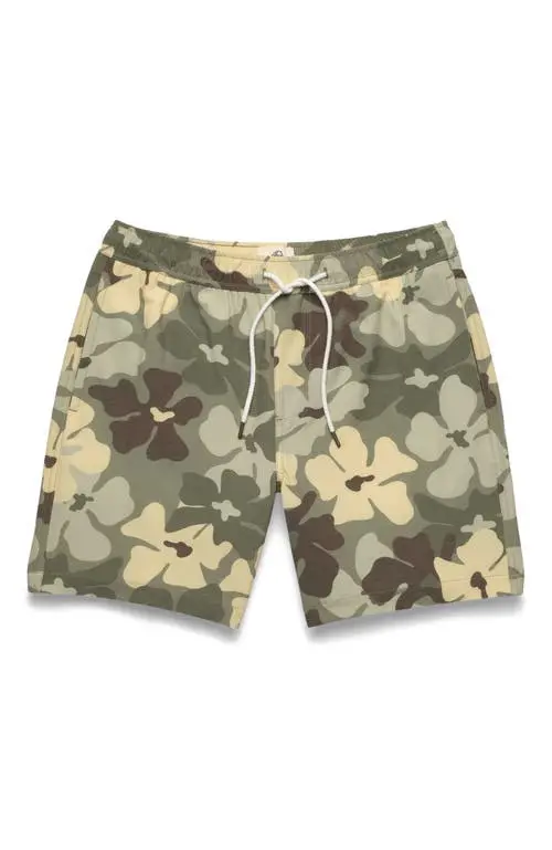 SURFSIDE SUPPLY CO. Jimmy 6.5" Hawaiian Volley - Camo Flower