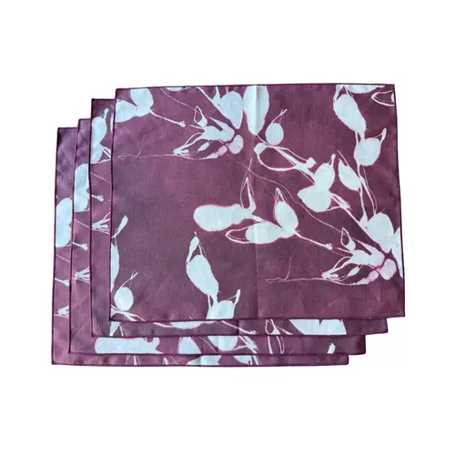 GOLDIE HOME Porto Print - Aubergine