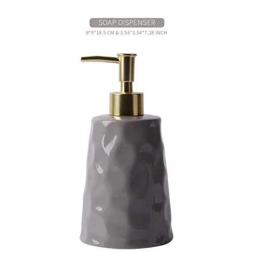 BOSILUNLIFE Bring Nature Inside Liquid Bathroom Set Recycled Eco-clay