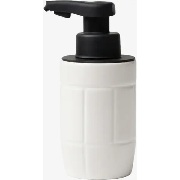 BOSILUNLIFE Eco-brutalism Automatic Foaming Soap Dispenser Recycled Eco-clay - White