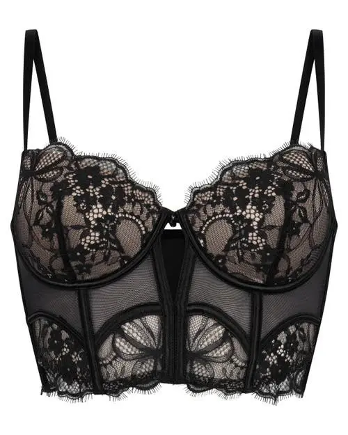 Hunkemoller Prina Padded Underwired Longline Bra