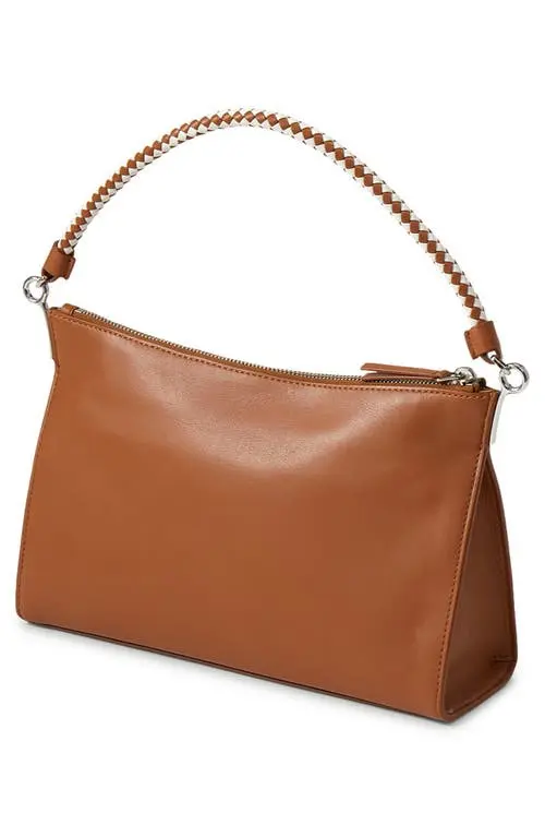 Veronica Beard Vida Leather Shoulder Bag - Hazelwood