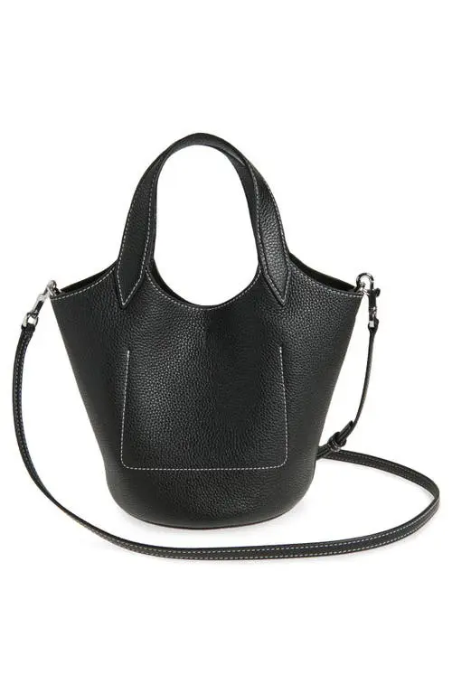 Veronica Beard Anchor Bucket Crossbody Bag - Black