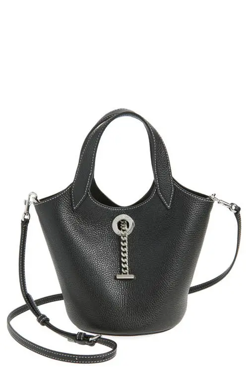 Veronica Beard Anchor Bucket Crossbody Bag - Black
