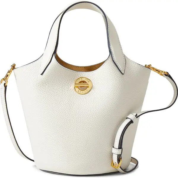 Veronica Beard Anchor Bucket Crossbody Bag - Off White