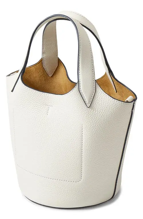 Veronica Beard Anchor Bucket Crossbody Bag - Off White