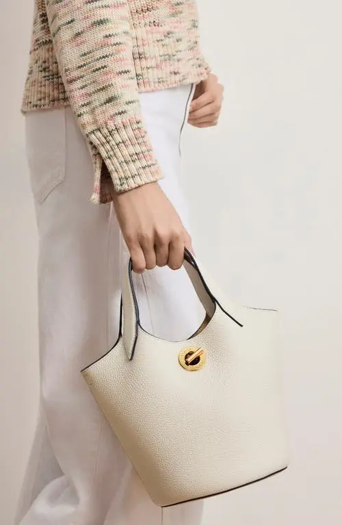Veronica Beard Anchor Bucket Crossbody Bag - Off White