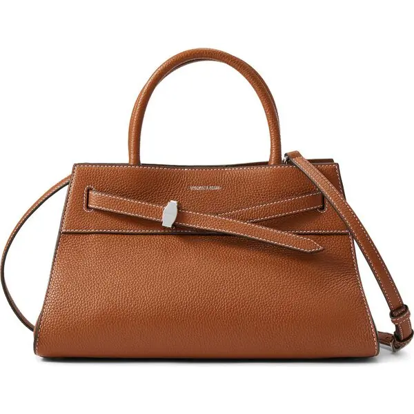 Veronica Beard Grained Leather Top Handle Bag