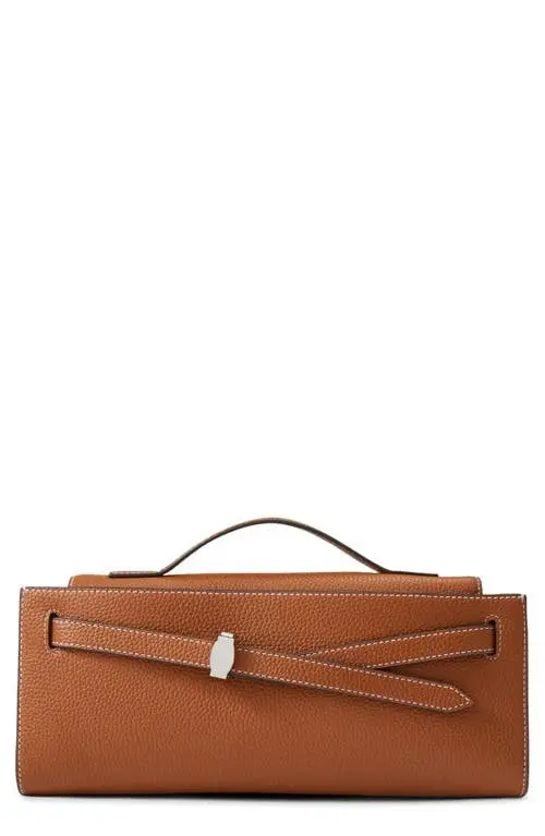Veronica Beard Dash Leather Clutch