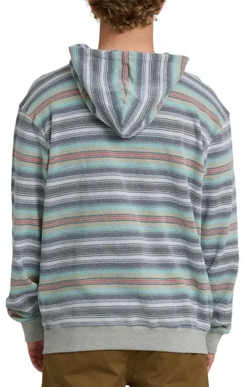 BILLABONG Striped Cotton Twill Hoodie
