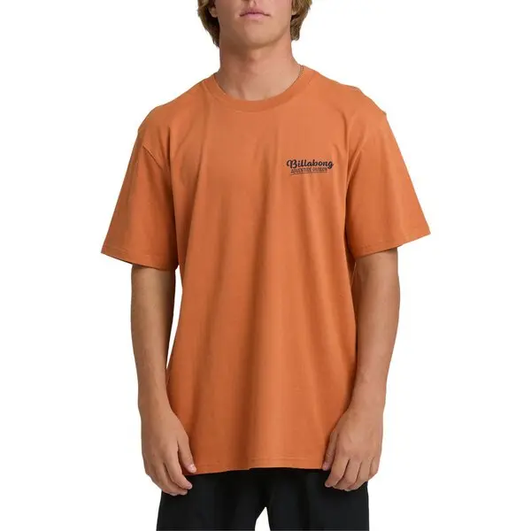 BILLABONG Post Cards A/div Graphic T-shirt - Dusty Orange