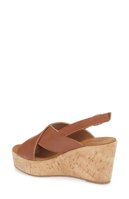 Cordani Dovi Slingback Platform Wedge Sandals