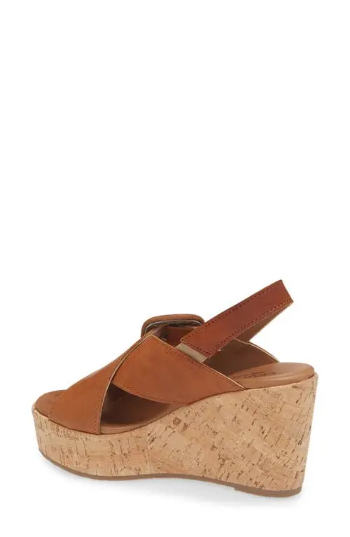 Cordani Dustin Slingback Wedge Sandal - Cuoio Leather