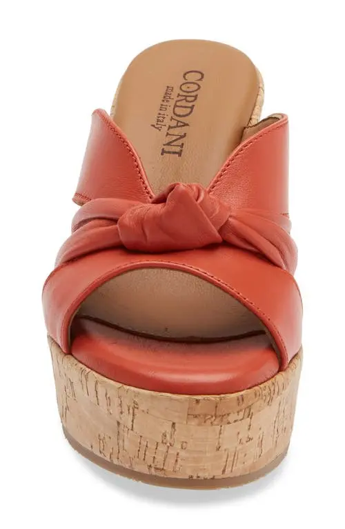 Cordani Dumont Platform Wedge Slide Sandal