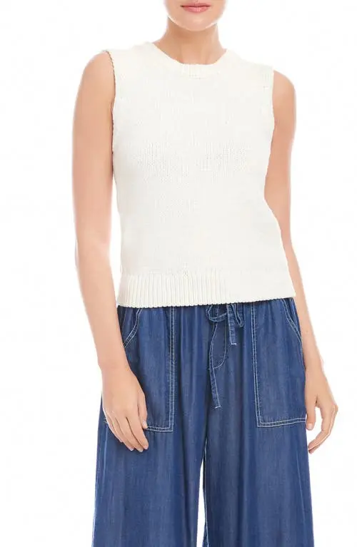 Fifteen Twenty Kimmy Cotton Sweater Tank
