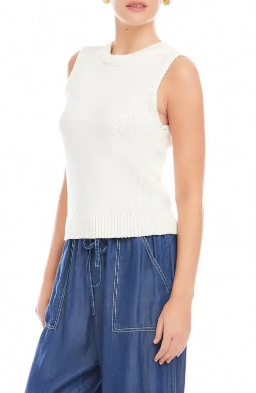 Fifteen Twenty Kimmy Cotton Sweater Tank