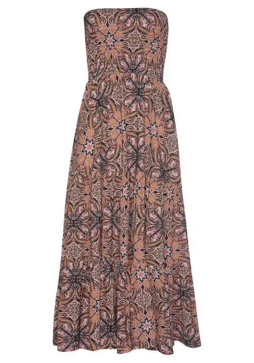 LASCANA Smocked Convertible Maxi Dress