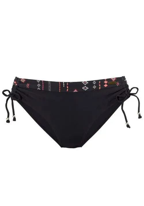 LASCANA Side Tie Mid Rise Bikini Bottom