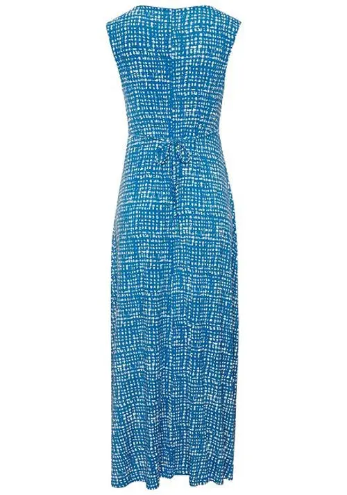 LASCANA Printed V-neck Maxi Dress
