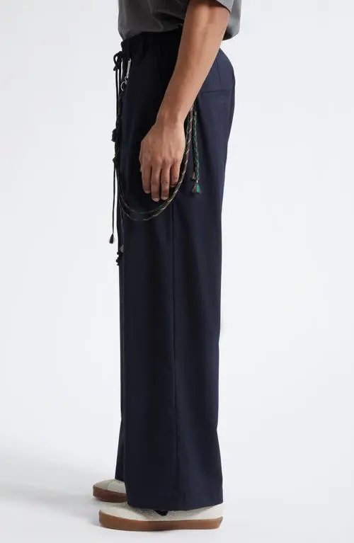 SONG FOR THE MUTE Relaxed Wool Blend Lounge Pants