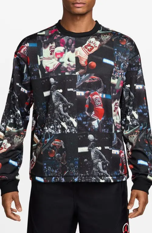JORDAN Michael's Flight Oversized Jersey Sweatshirt