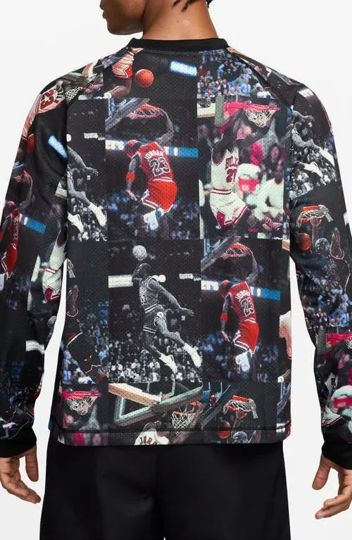 JORDAN Michael's Flight Oversized Jersey Sweatshirt