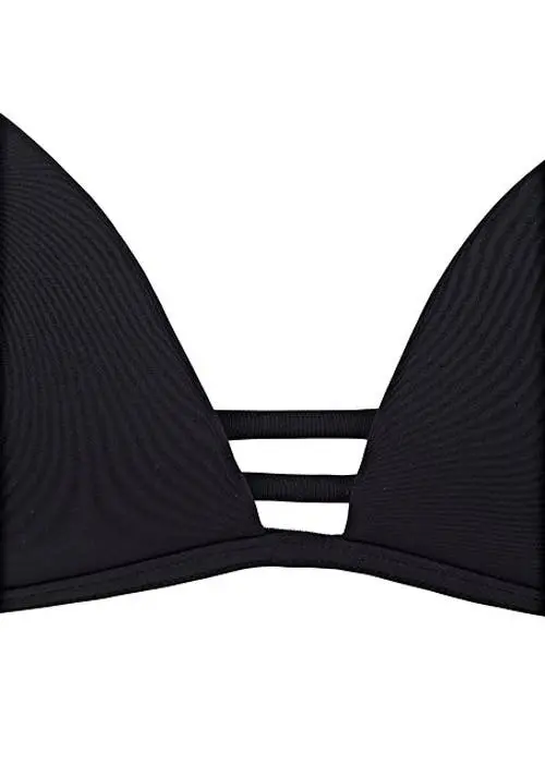 LASCANA Triangle Bikini Top - Black