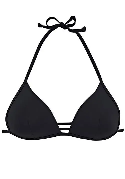 LASCANA Triangle Bikini Top - Black