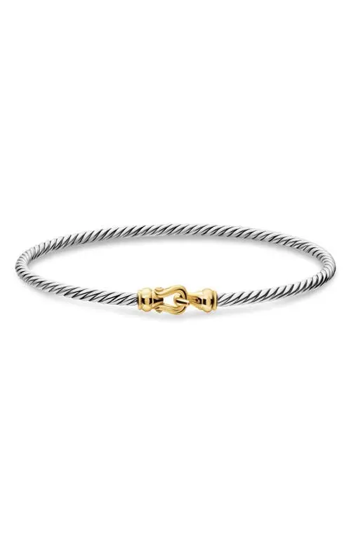 David Yurman Micro Cable Flex Buckle Bracelet
