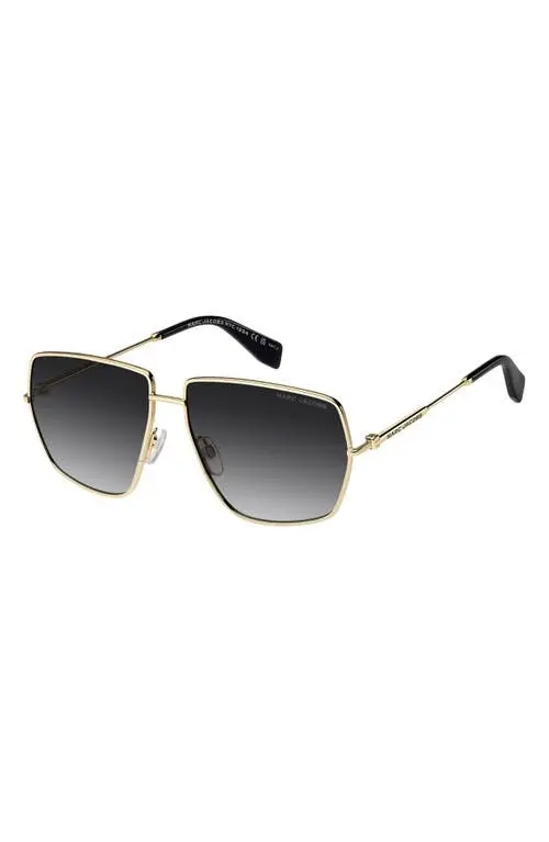 Marc Jacobs 60mm Gradient Square Sunglasses
