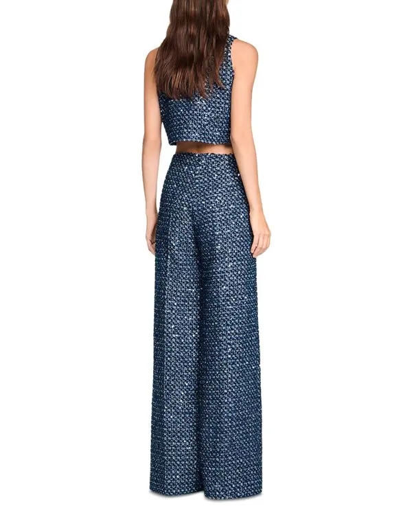 Sandro Straight Leg Trousers