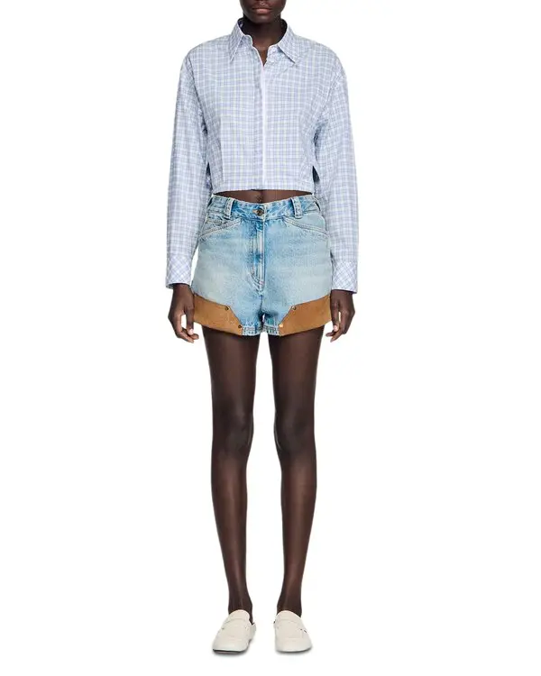 Sandro Denim Shorts