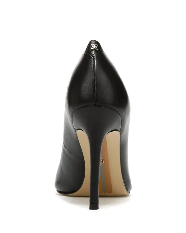 Sam Edelman Hazel Pointed Toe High-heel Pumps - Black Leather