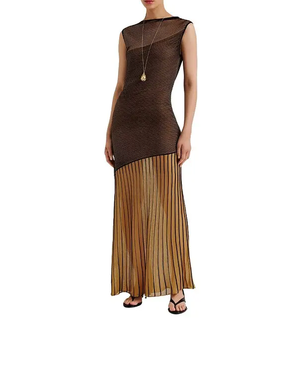 MALINA Patricia Knitted Maxi Dress